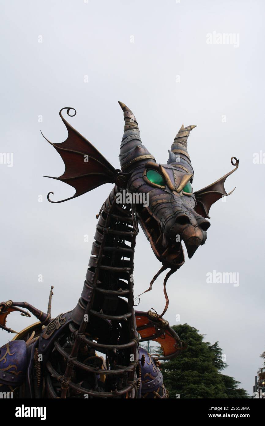 Disneyland Paris - Maleficent Dragon Stock Photo - Alamy