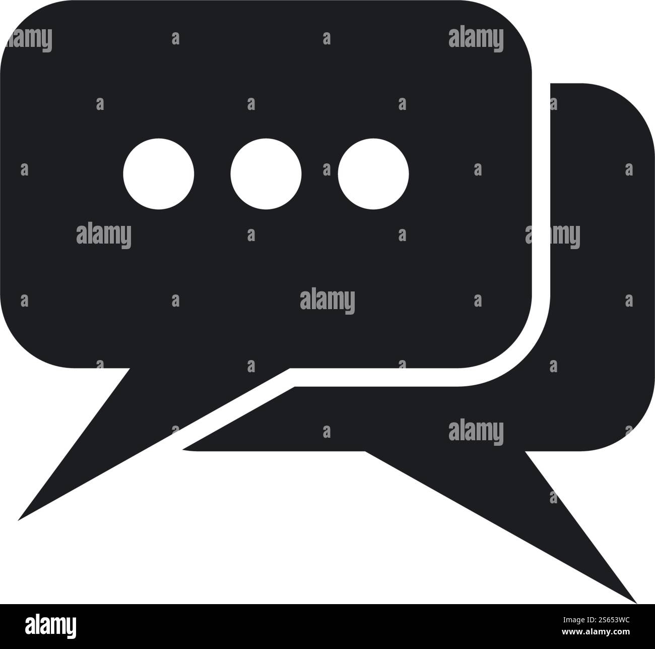 Speech bubble icon vector design Stock Vector Image & Art - Alamy