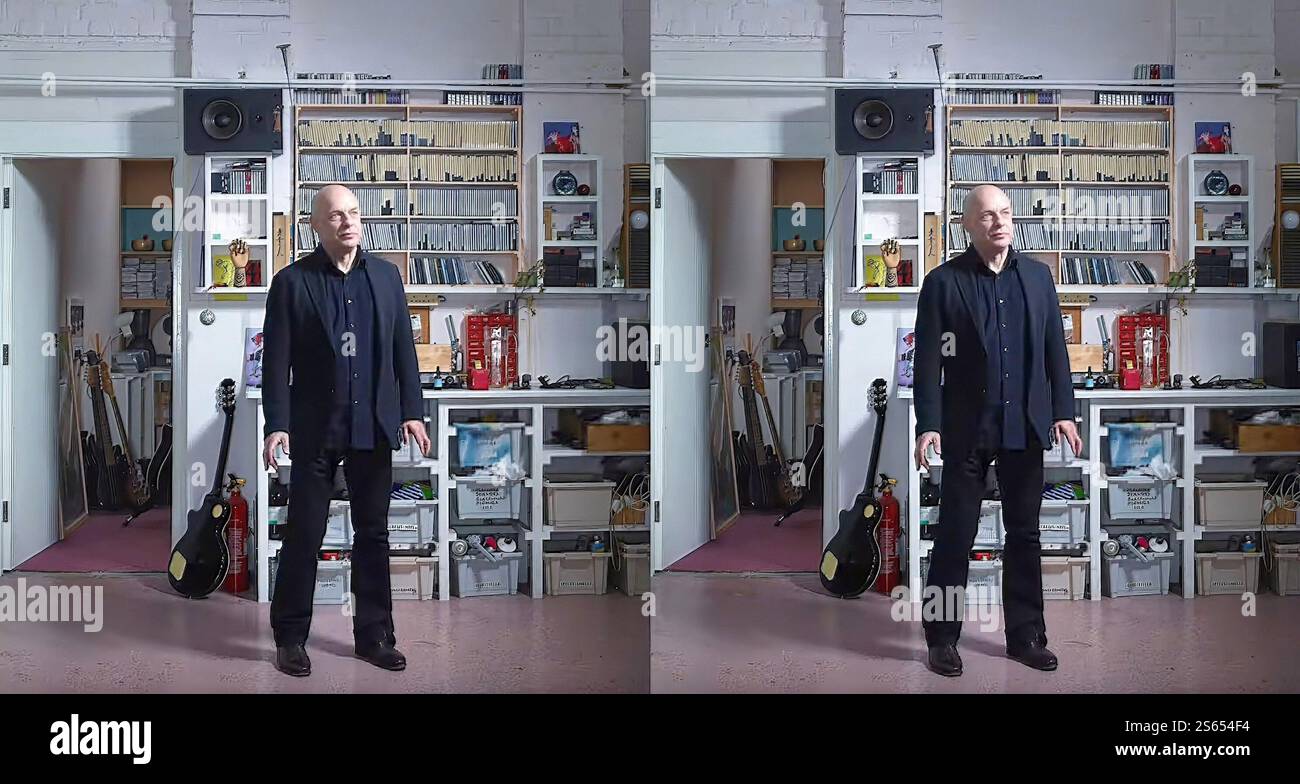 ENO, Brian Eno, 2024. © Tigerlily Productions / Courtesy Everett ...