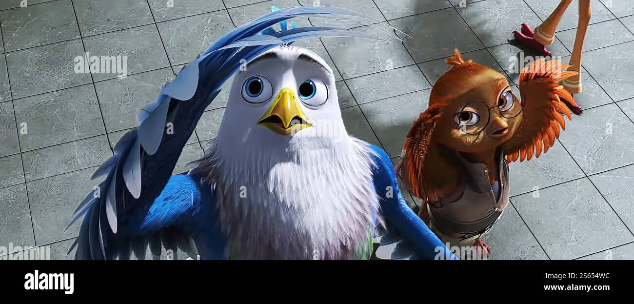 GOLDBEAK, from left: Goldbeak (voice: David Henrie), Ratchet (voice ...