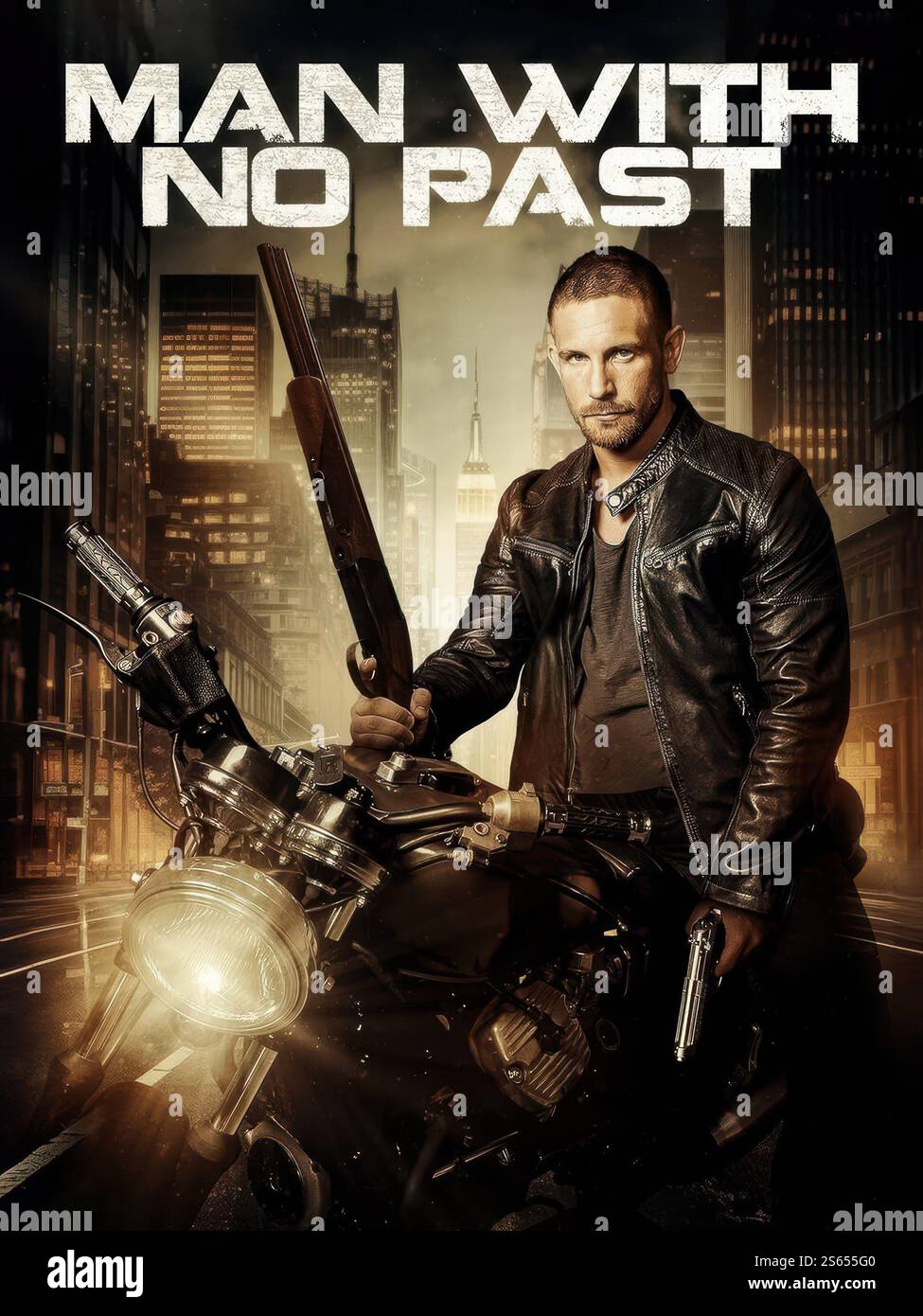 MAN WITH NO PAST, poster, Adam Woodward, 2025. © Republic Pictures ...
