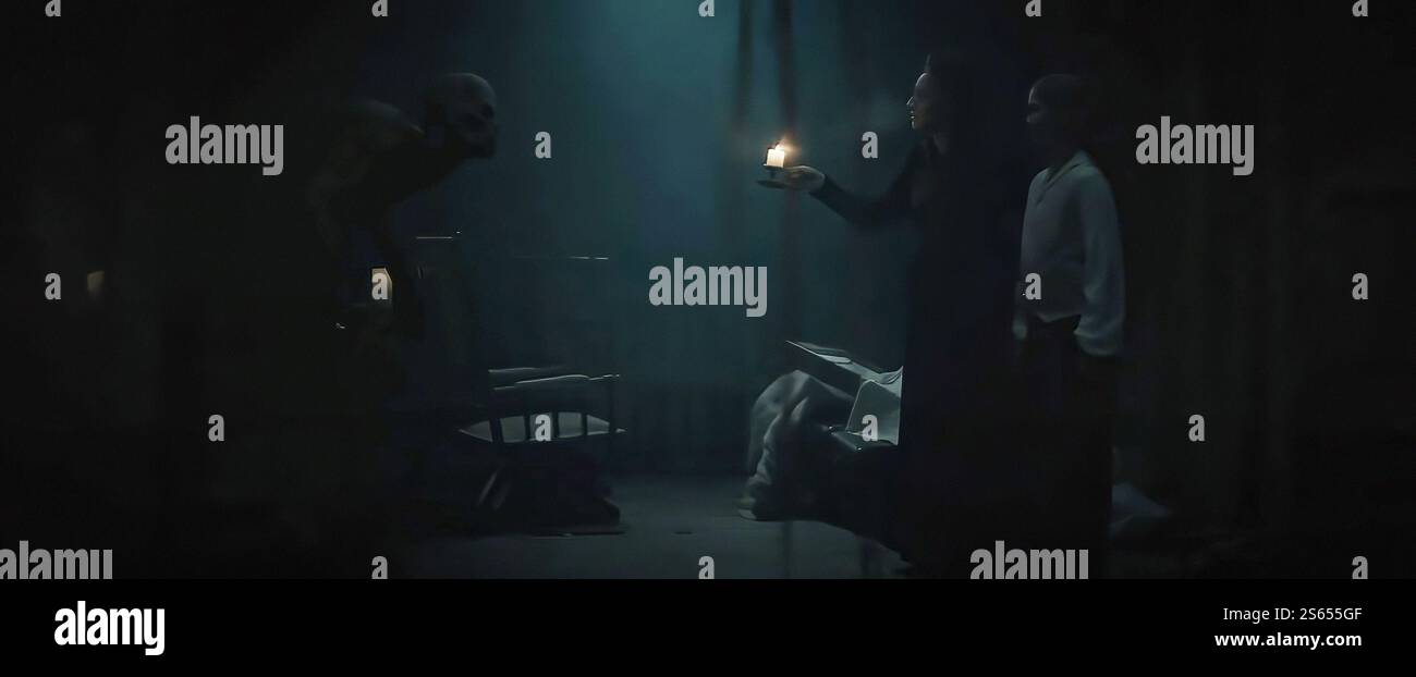 THE MONSTER BENEATH US, Becca Hirani (right of center), Marshall Hawkes ...