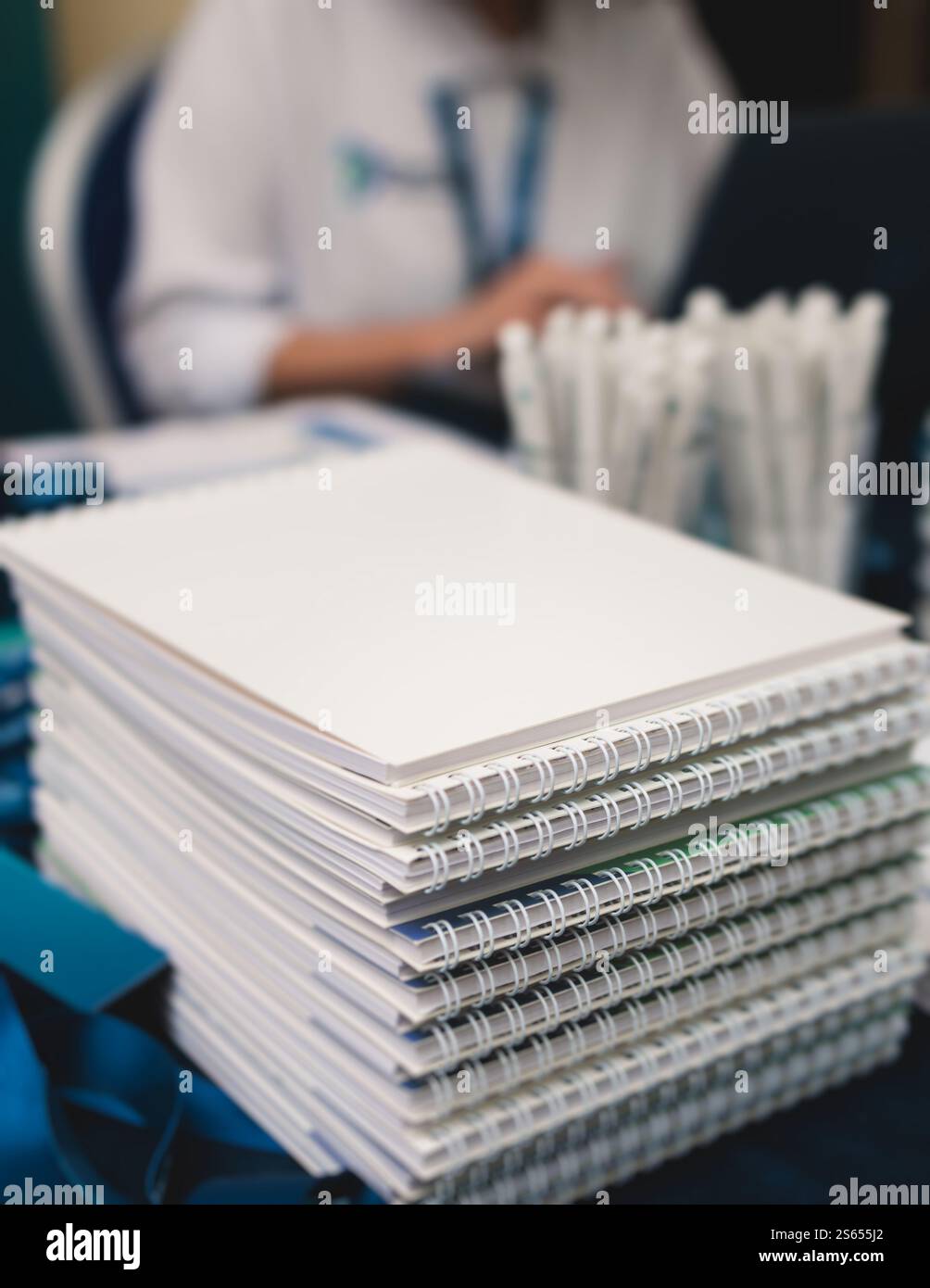 Process of checking in on conference congress forum event, registration ...