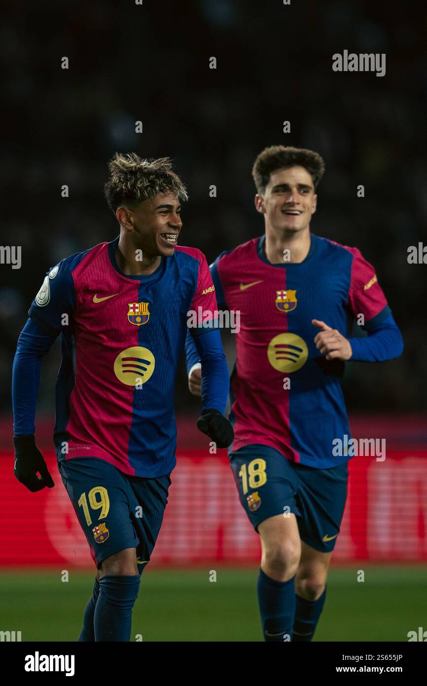 Lamine yamal celebrates copa del rey hi-res stock photography and ...