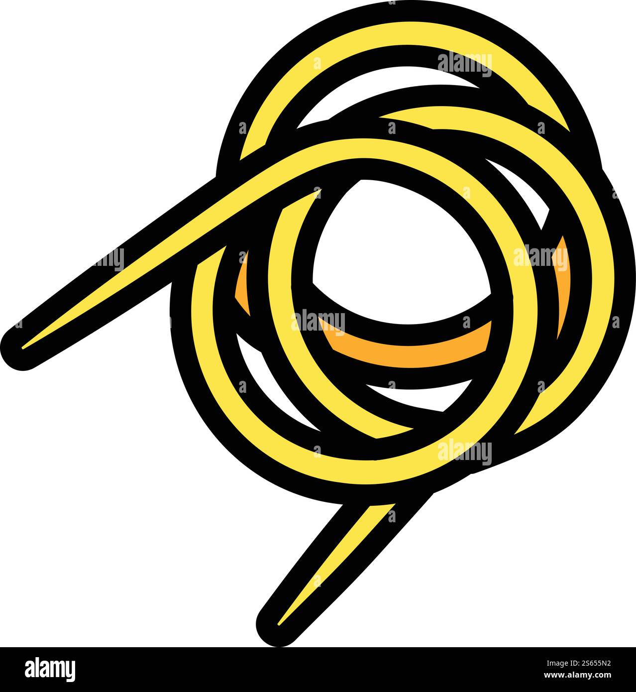 Bronze coil icon. Outline bronze coil vector icon for web design ...