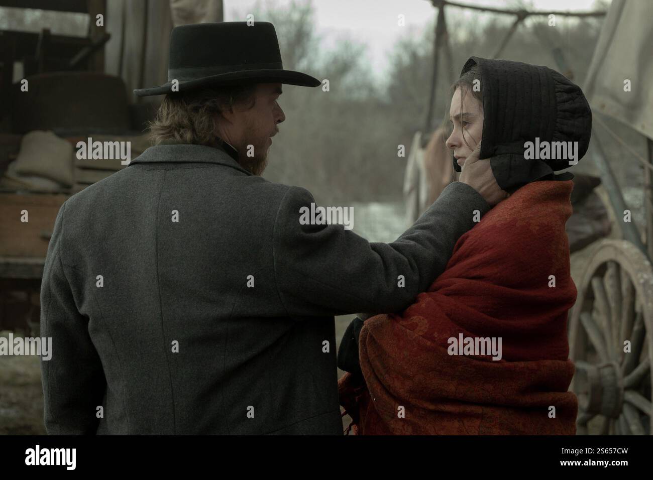 AMERICAN PRIMEVAL, from left: Dane DeHaan, Saura Lightfoot Leon ...