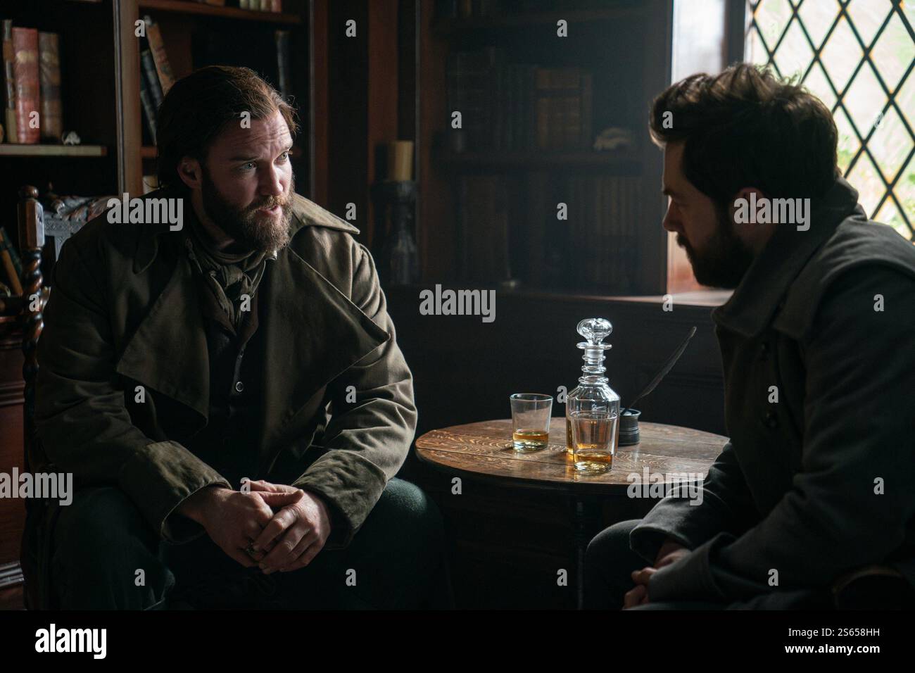 OUTLANDER, from left: Diarmaid Murtagh, Richard Rankin, Written in My ...