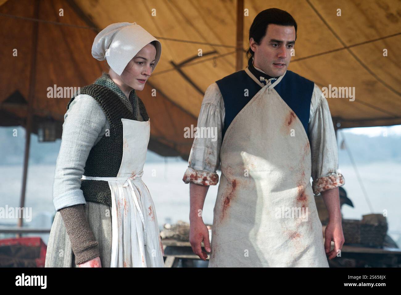 OUTLANDER, from left: Izzy Meikle-Small, Ben Cura, Written in My Own ...