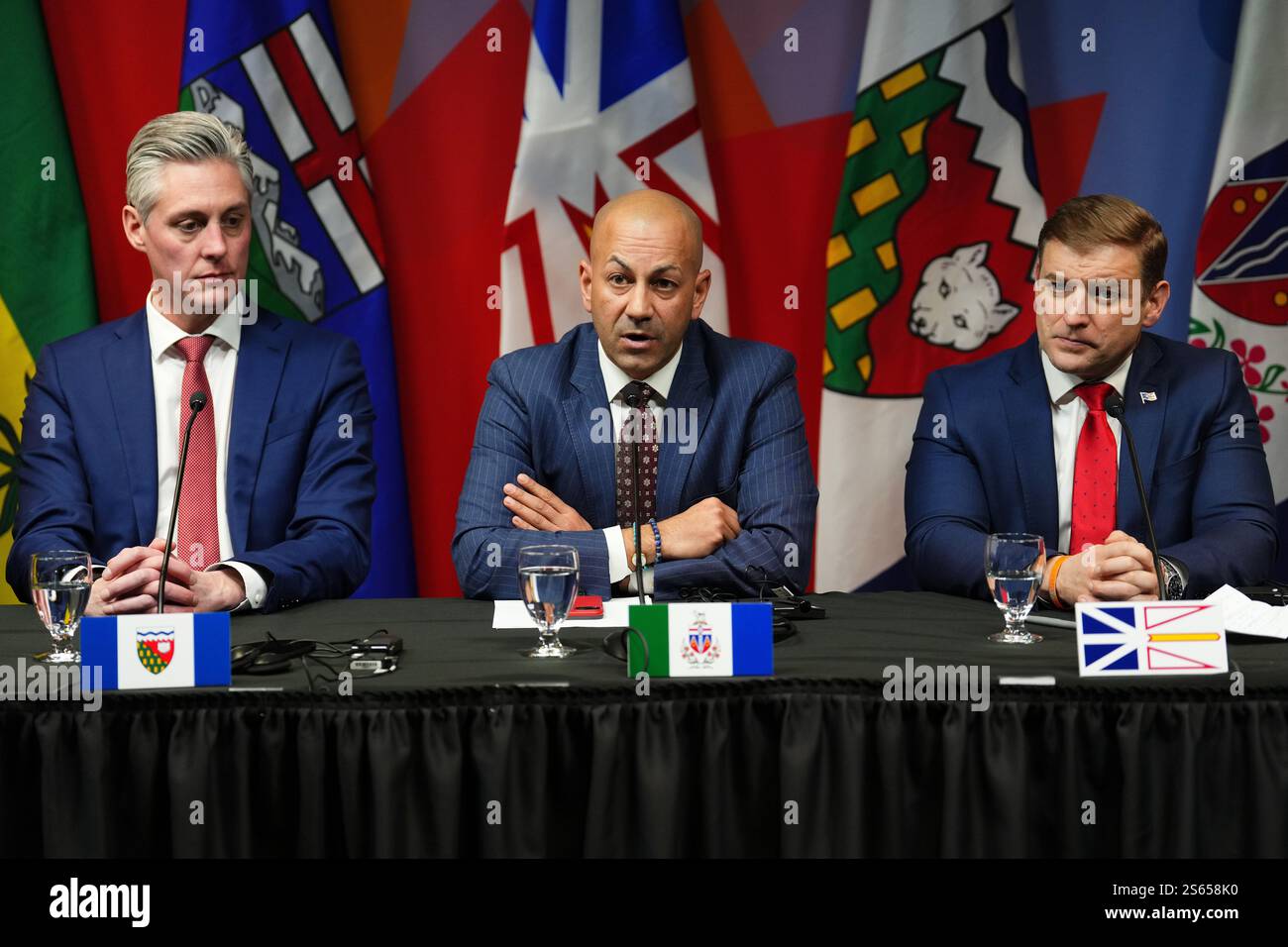 Ottawa, Canada. 15th Jan, 2025. Northwest Territories Premier R.J ...