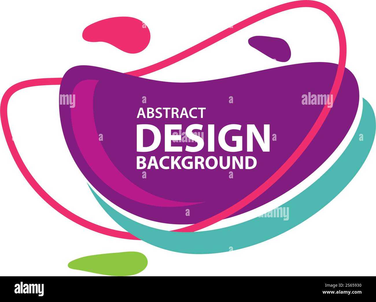 Abstract shape background frame vector design template Stock Vector Image & Art - Alamy