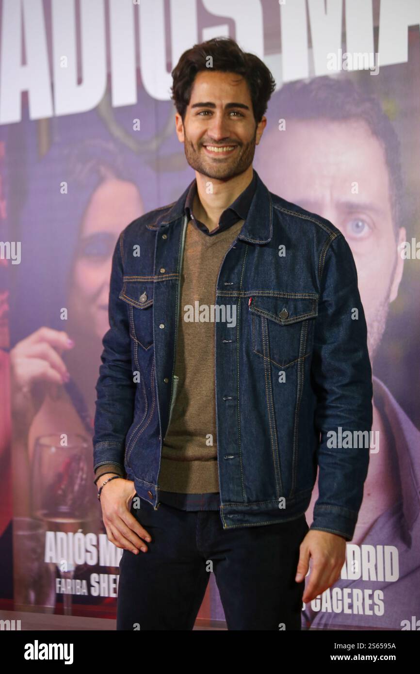 Madrid, Spain, 15th January, 2025: Actor, Eduardo Pineda poses for the ...