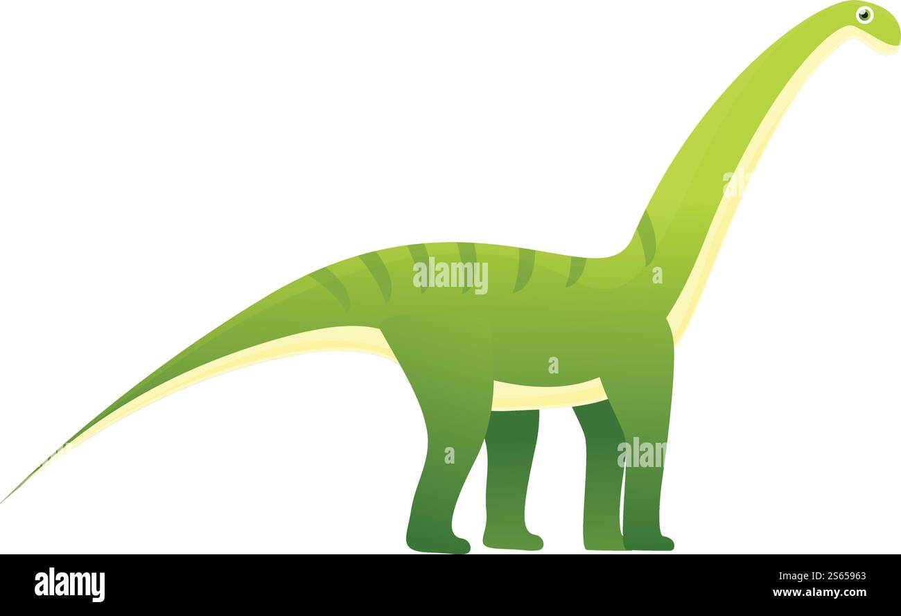 Brachiosaurus icon. Cartoon of brachiosaurus vector icon for web design ...