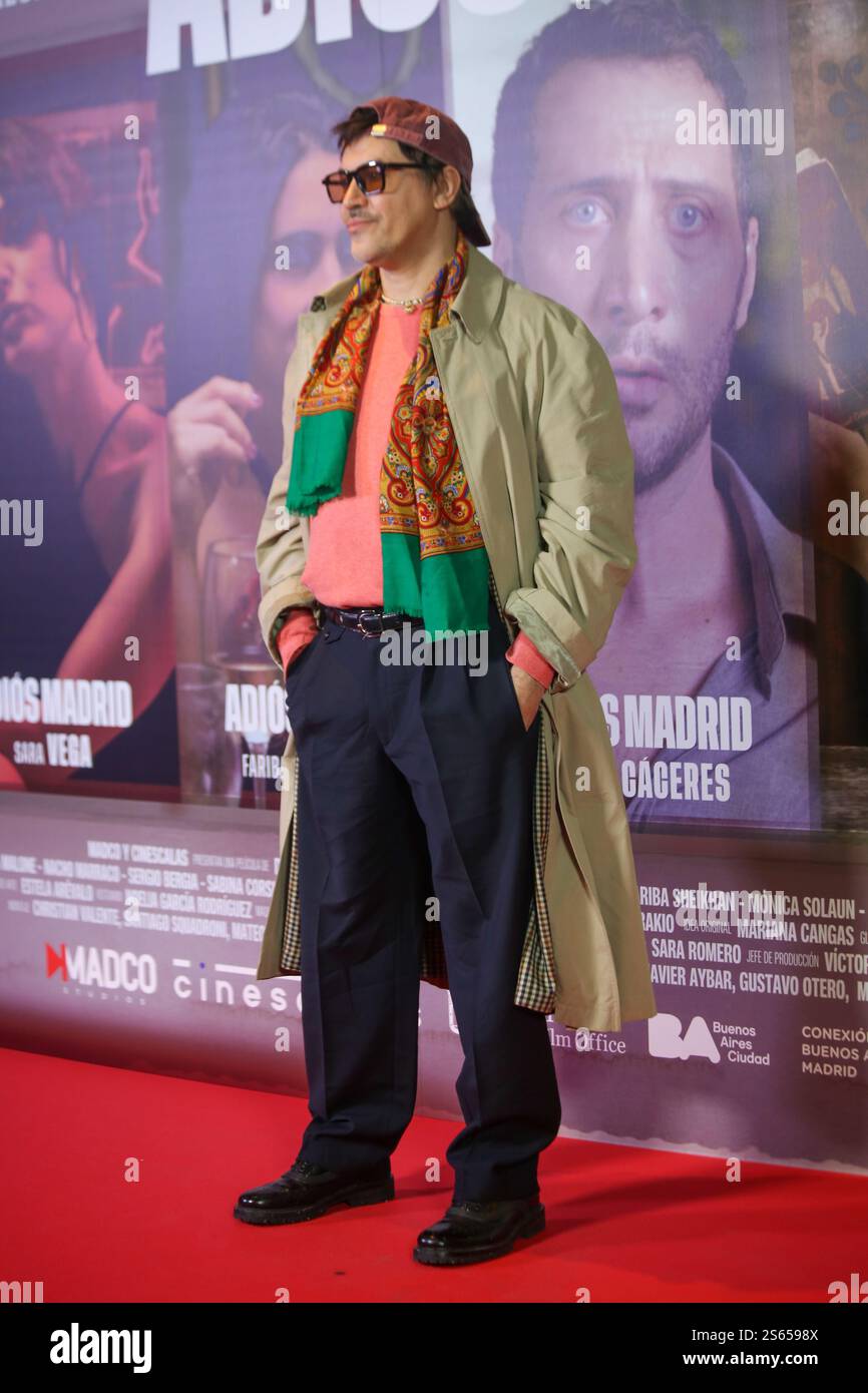 Madrid, Spain, 15th January, 2025: Actor, Dámaso Conde poses for the ...