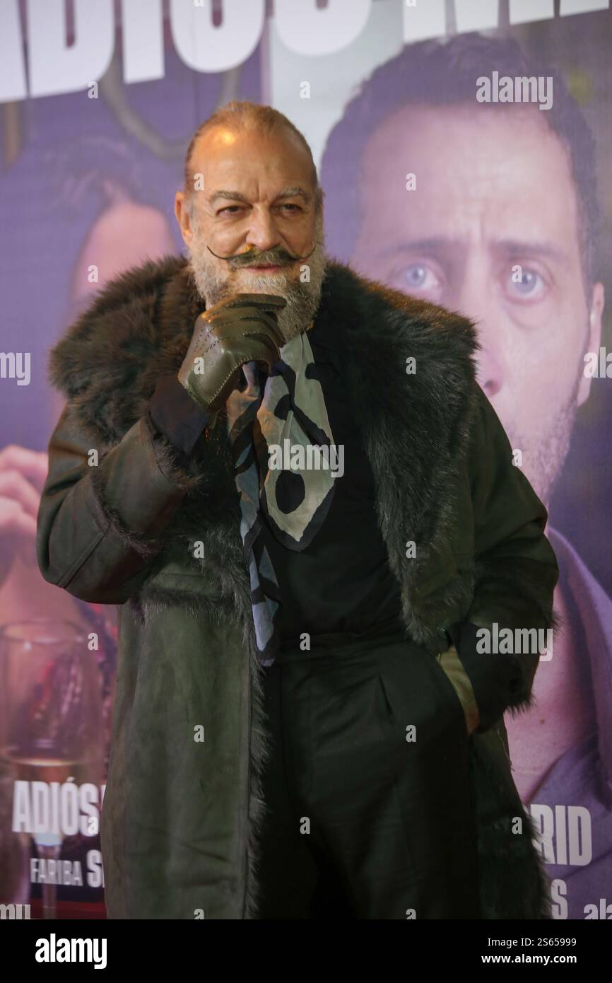 Madrid, Spain, 15th January, 2025: Singer and DJ, Antonio Albella poses ...