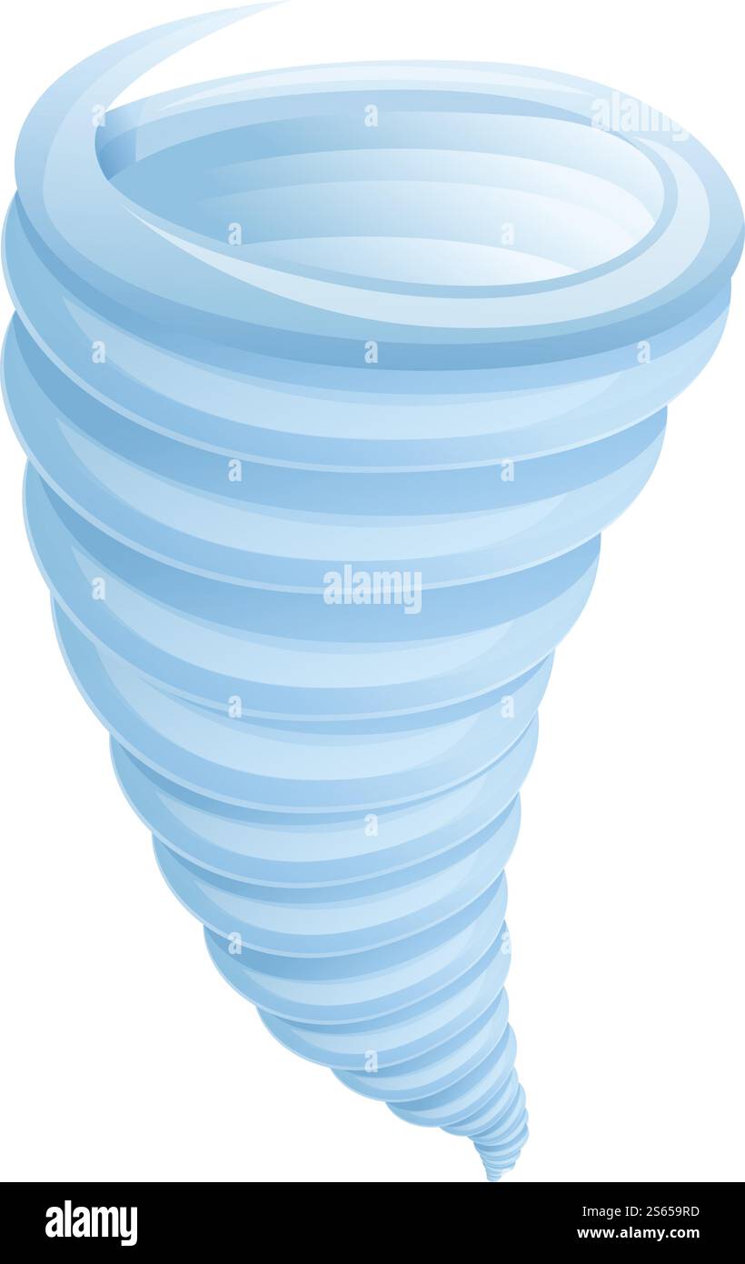 Water tornado icon. Cartoon of water tornado vector icon for web design ...