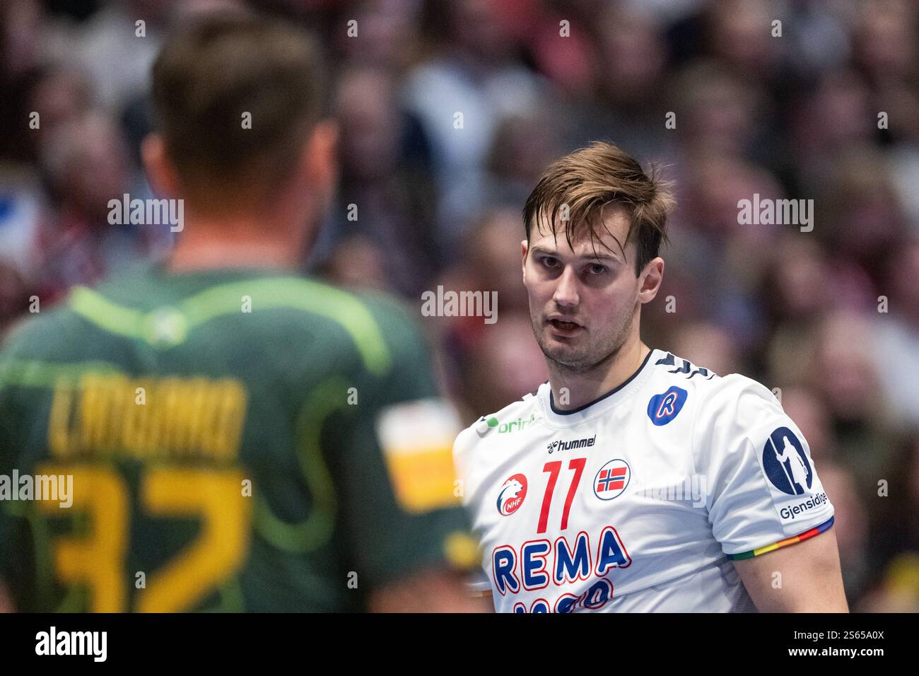 Magnus Abelvik Rød of, Norway. , . during the 2025 IHF World Men's ...
