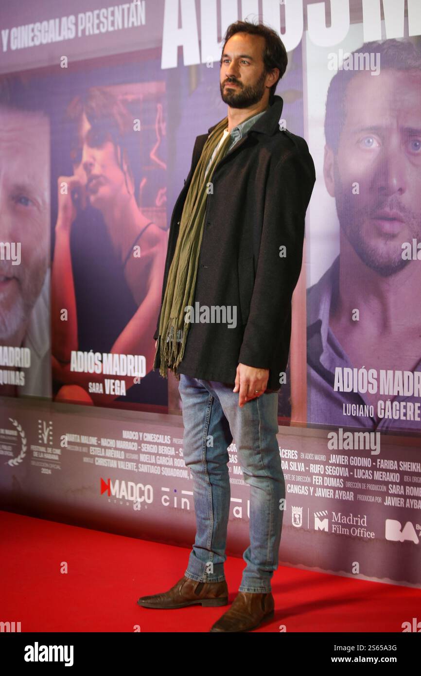 Madrid, Spain, January 15, 2025: Compisitor, Andy Colombo poses for the ...