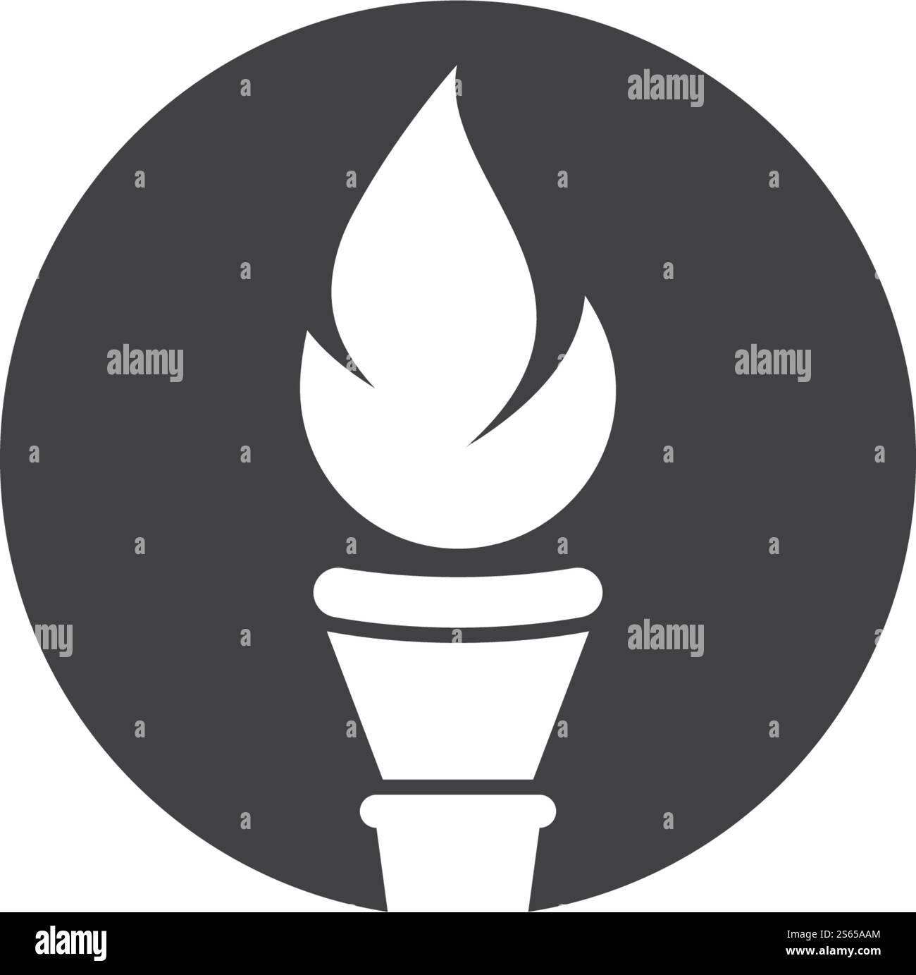 Torch logo vector template ilustration concept Stock Vector Image & Art ...