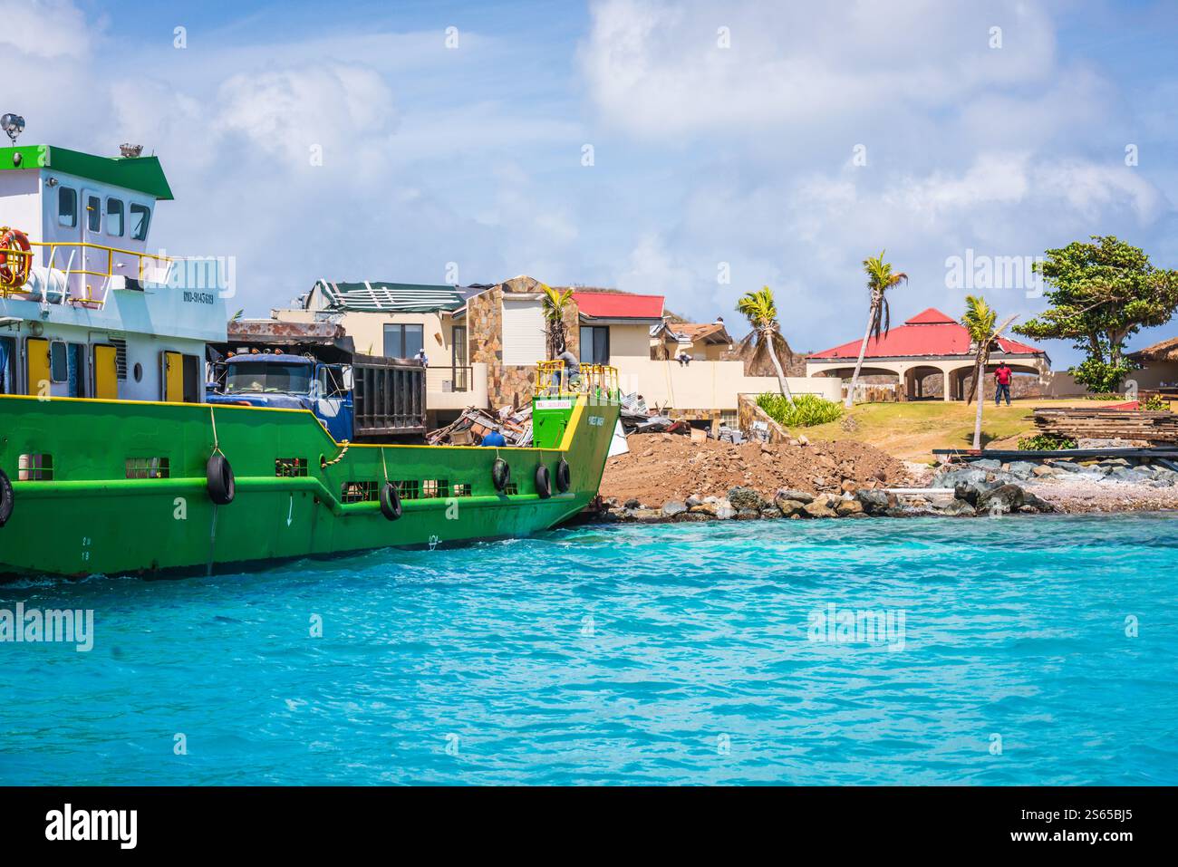 Virgin Gorda, BVI - March 22, 2018: Rebuilding from Hurricane Maria ...