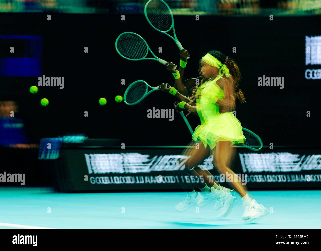 Melbourne, Australia, 15 Jan 2025. Coco Gauff (USA) during the 2025 ...