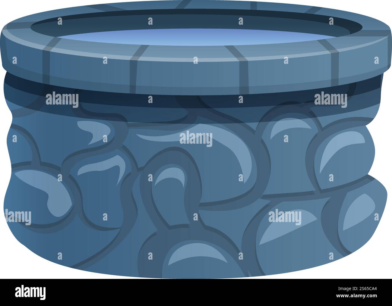 Ancient water well icon. Cartoon of ancient water well vector icon for ...