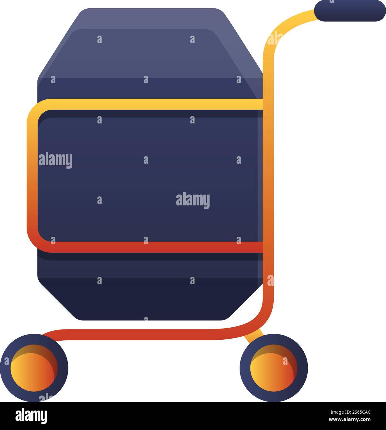 Concrete mixer icon. Cartoon of concrete mixer vector icon for web ...