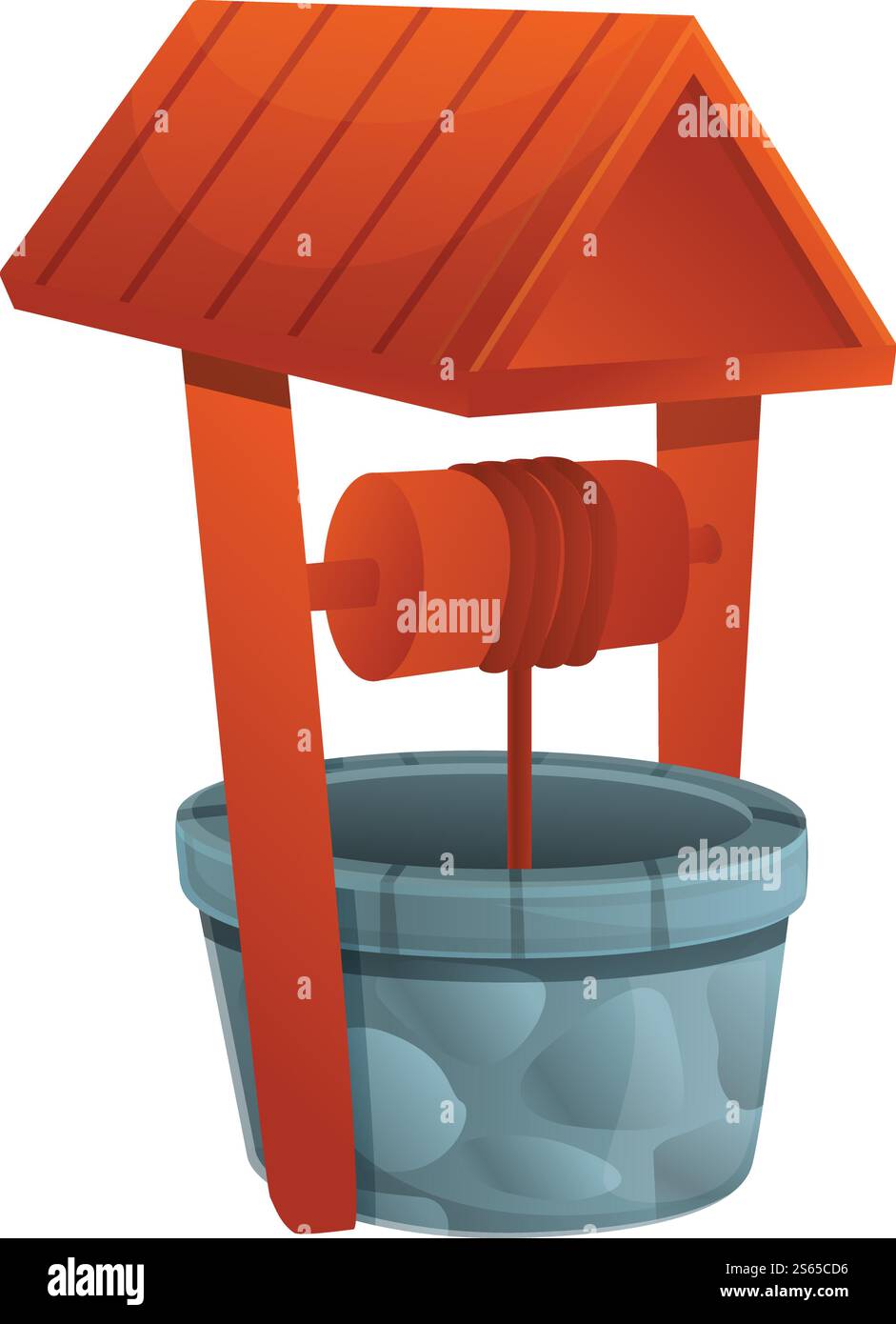 Artesian water well icon. Cartoon of artesian water well vector icon ...