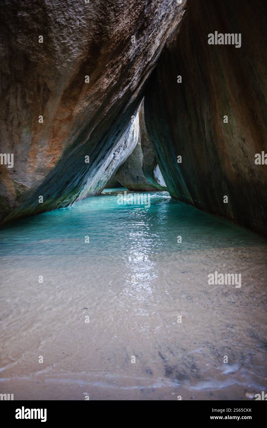 The Baths in Virgin Gorda, British Virgin Islands, is a collection of ...