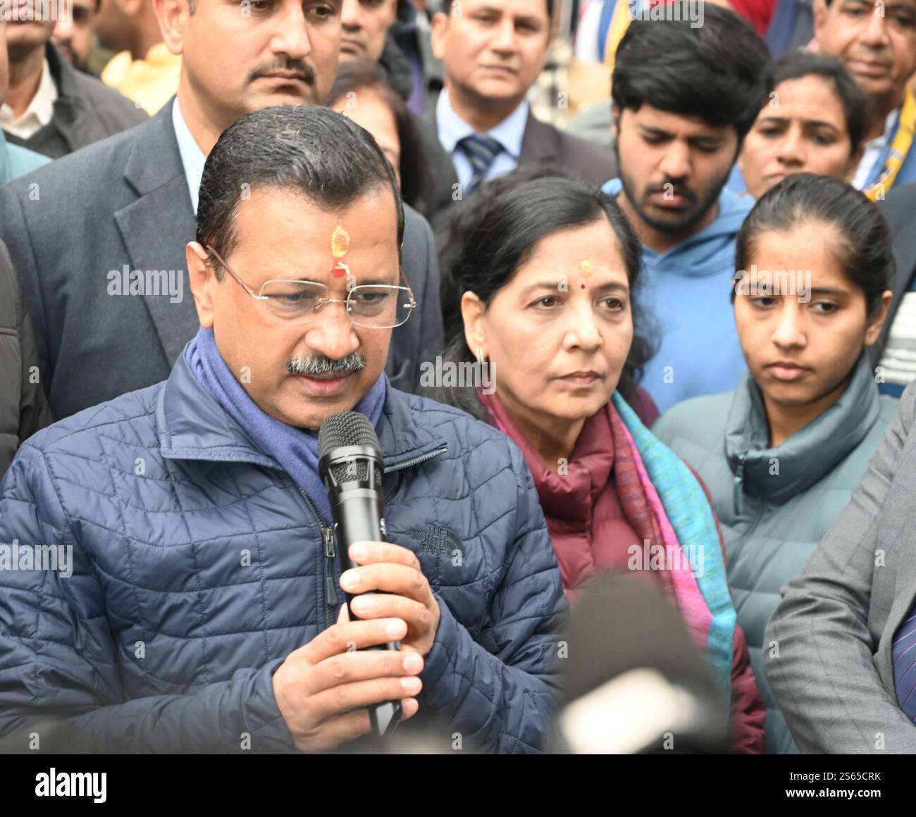 New Delhi, India. 15th Jan, 2025. NEW DELHI, INDIA - JANUARY 15: Aam ...