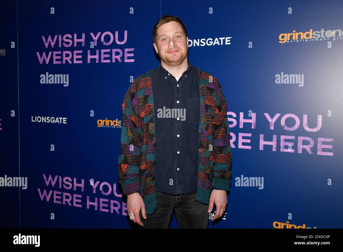 Josh Caras attends the special screening of Liongate's "Wish You Were ...