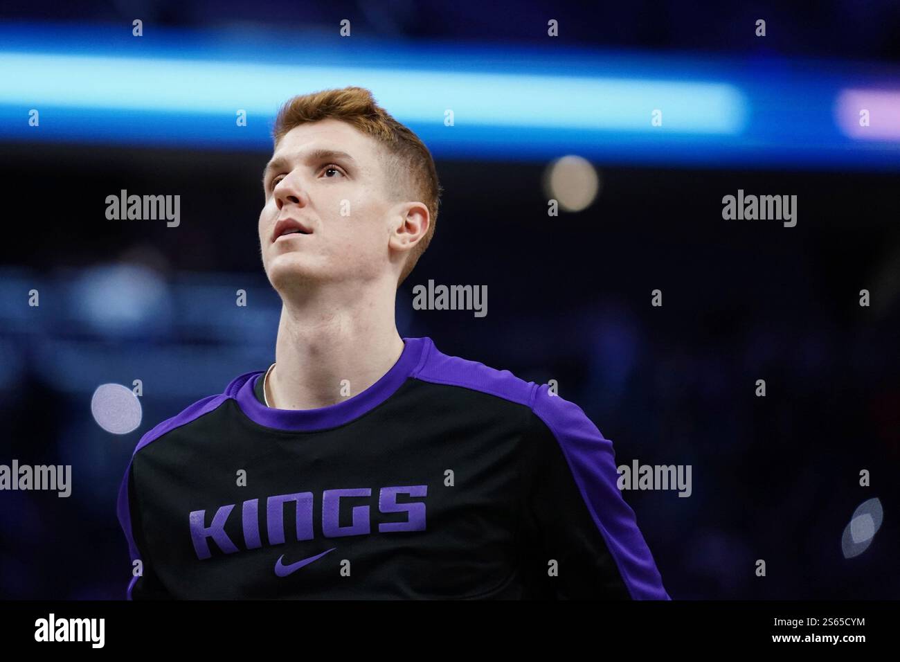 Sacramento Kings' Kevin Huerter before an NBA basketball game against ...