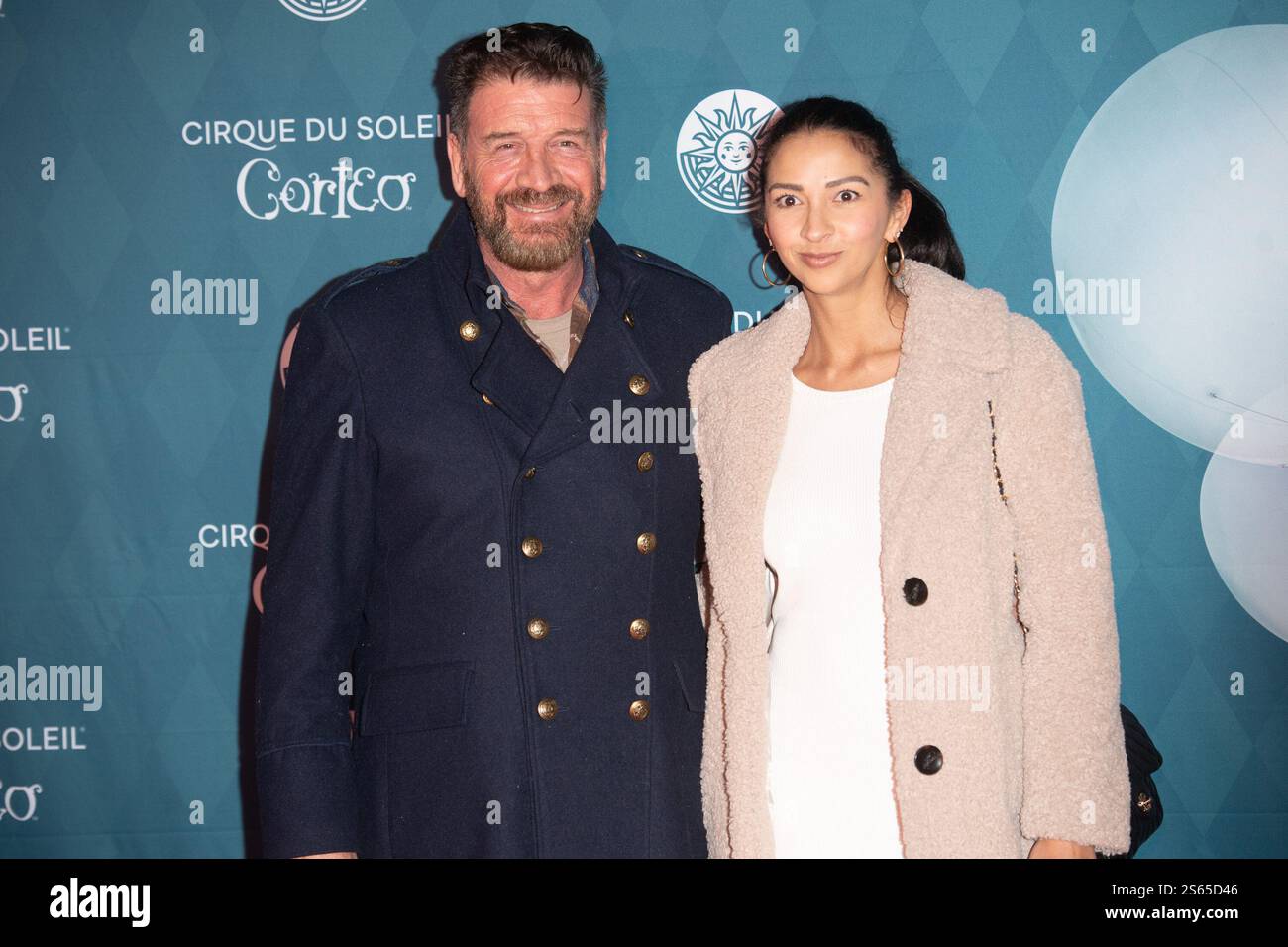 London, UK. 15 Jan, 2025. Pictured: Nick Knowles and partner Katie ...