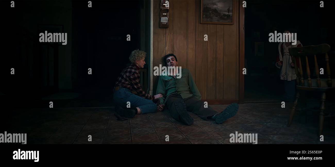 WOLF MAN - FILM STILLS. 2025 . USA/New Zealand. Julia Garner ...