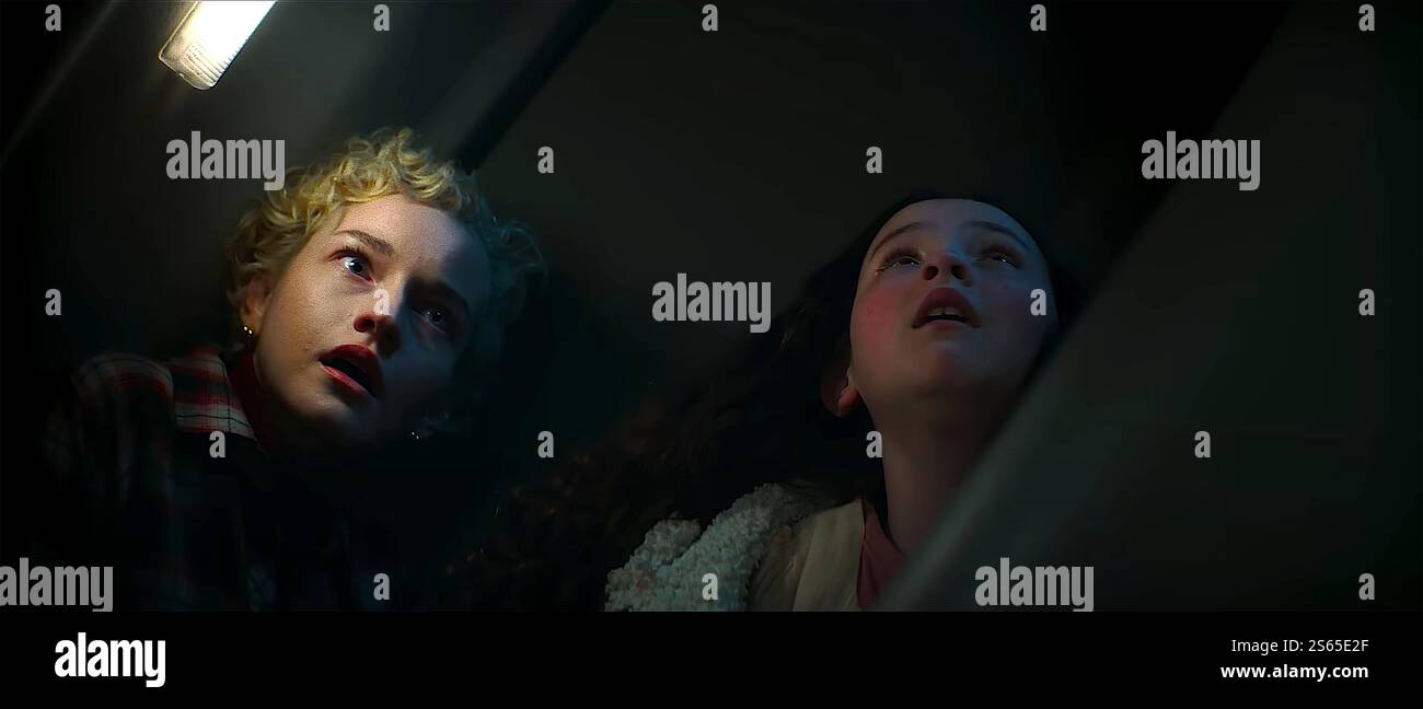 WOLF MAN - FILM STILLS. 2025 . USA/New Zealand. Julia Garner and ...