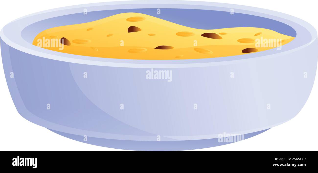 Food oatmeal icon. Cartoon of food oatmeal vector icon for web design ...