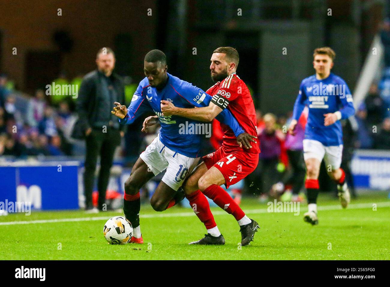 Glasgow, UK. 15th Jan, 2025. Rangers fc played Aberdeen FC in a William ...