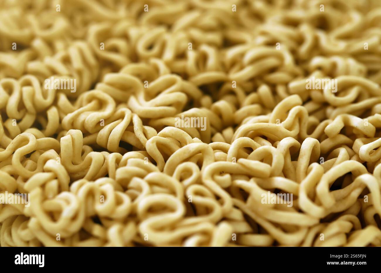 Traditional asian instant noodles texture for background close up ...