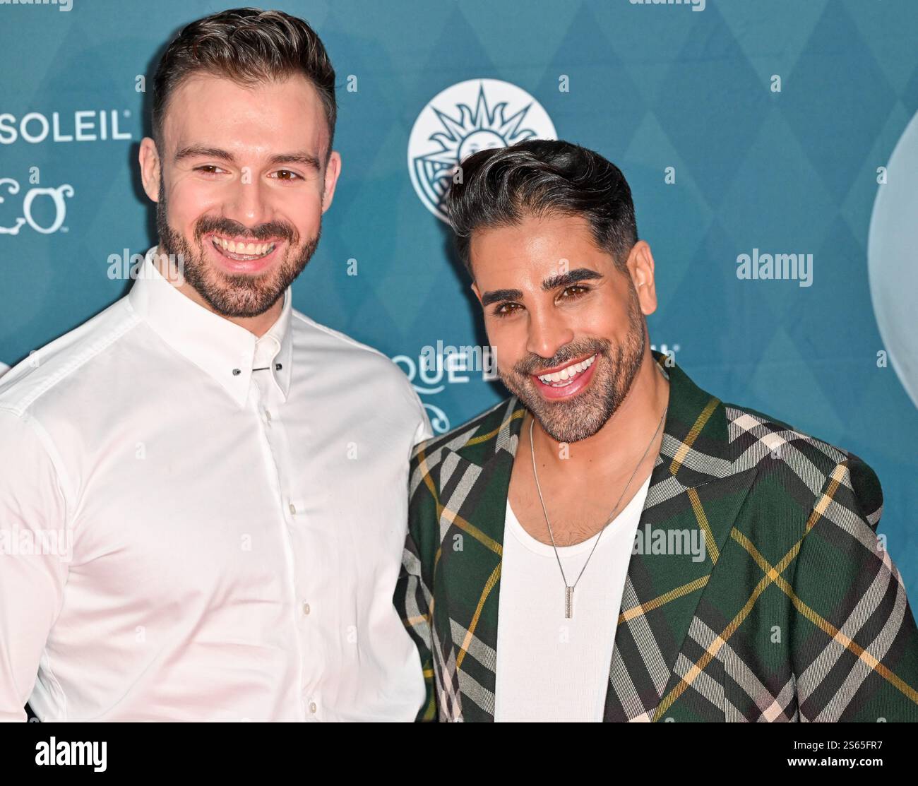 London, UK. 15th Jan, 2025. ames Colebrook (L) and Dr Ranj Singh ...