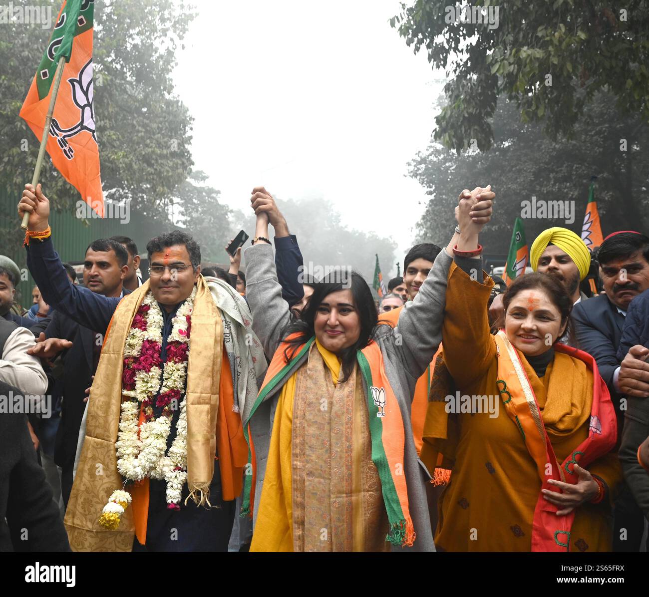 New Delhi, India. 15th Jan, 2025. NEW DELHI, INDIA - JANUARY 15: BJP ...