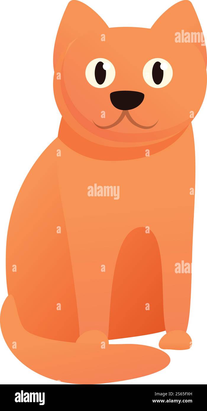 Homeless cat icon. Cartoon of homeless cat vector icon for web design ...