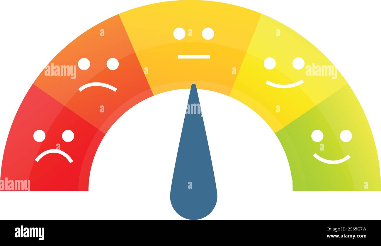 Normal credit score icon. Cartoon of normal credit score vector icon ...