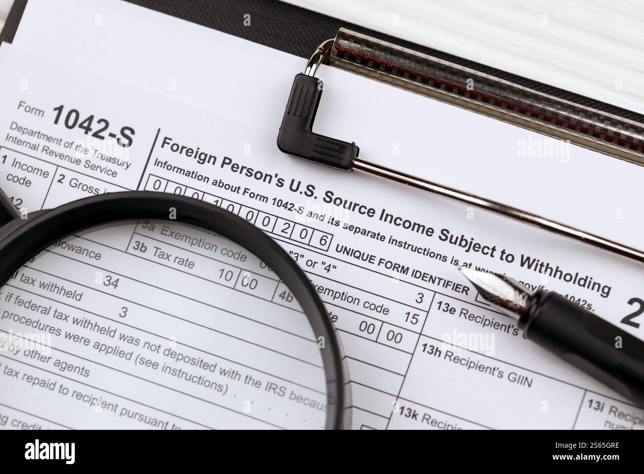 IRS Form 1042-S Foreign persons US source income subject of withholding ...