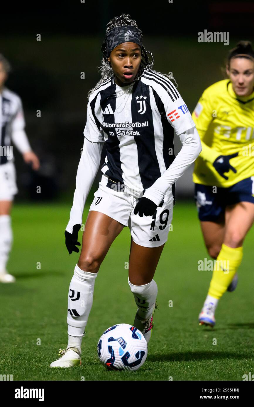 Formello, Italy. 15th Jan, 2025. Lindsey Thomas of Juventus FC in ...