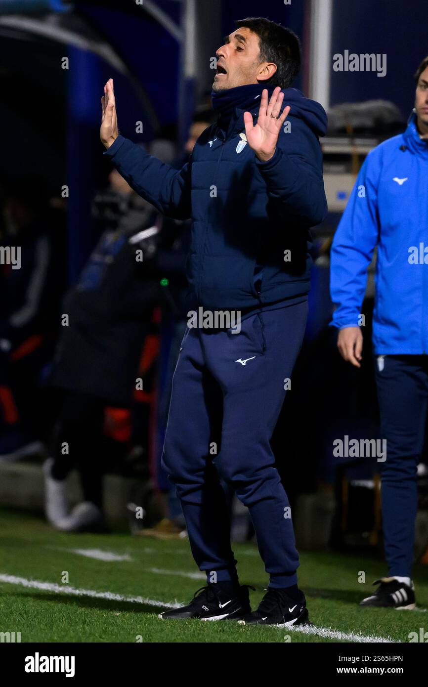 Formello, Italy. 15th Jan, 2025. Gianluca Grassadonia, head coach of of ...