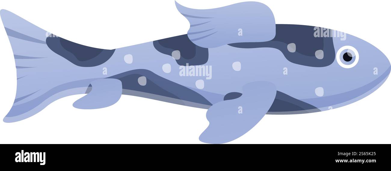 Chinese carp icon. Cartoon of chinese carp vector icon for web design ...
