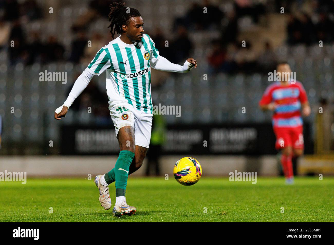Omar Richards seen in action during Taca De Portugal game between teams ...