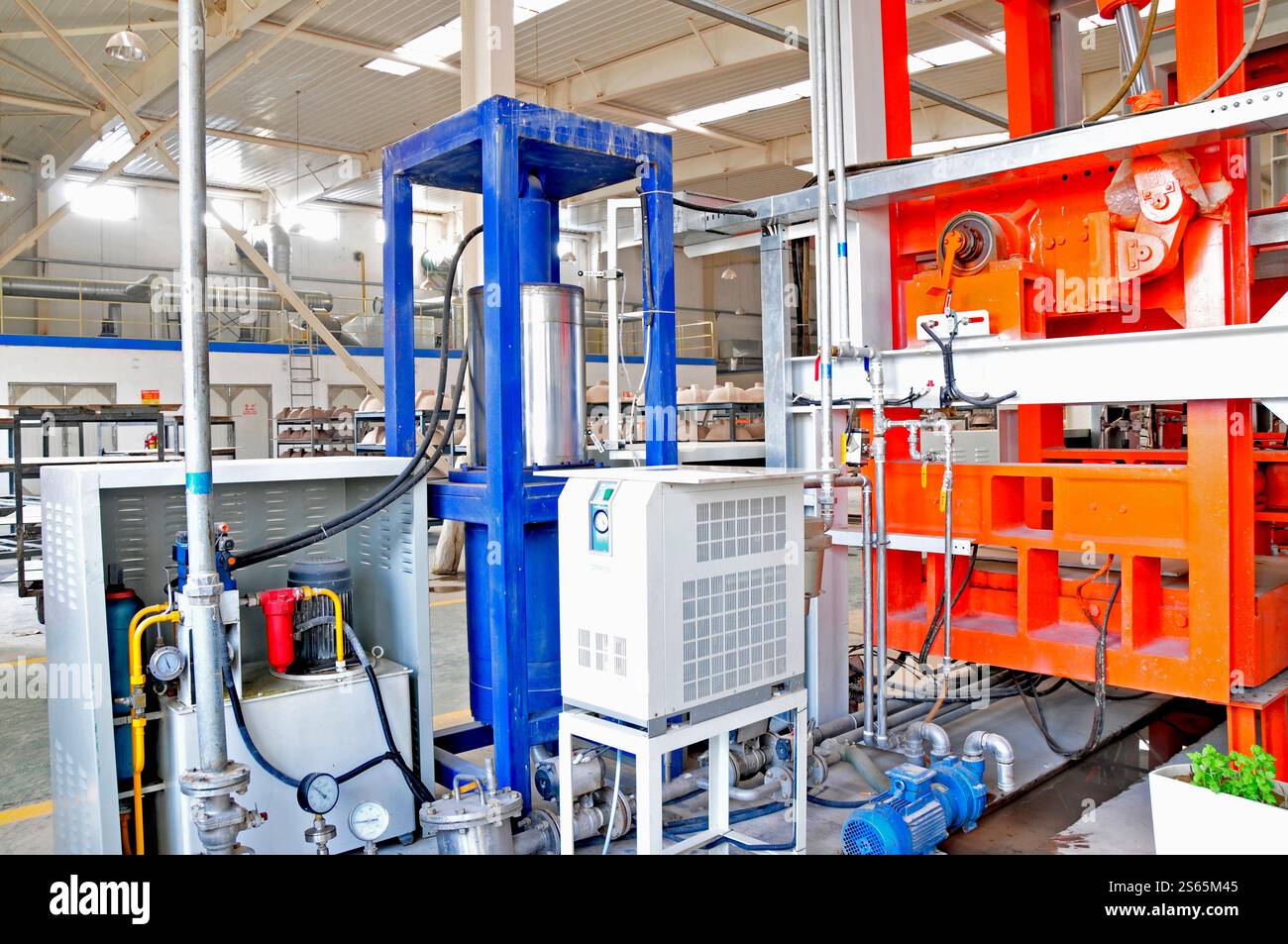 Ceramic factory equipment Stock Photo - Alamy