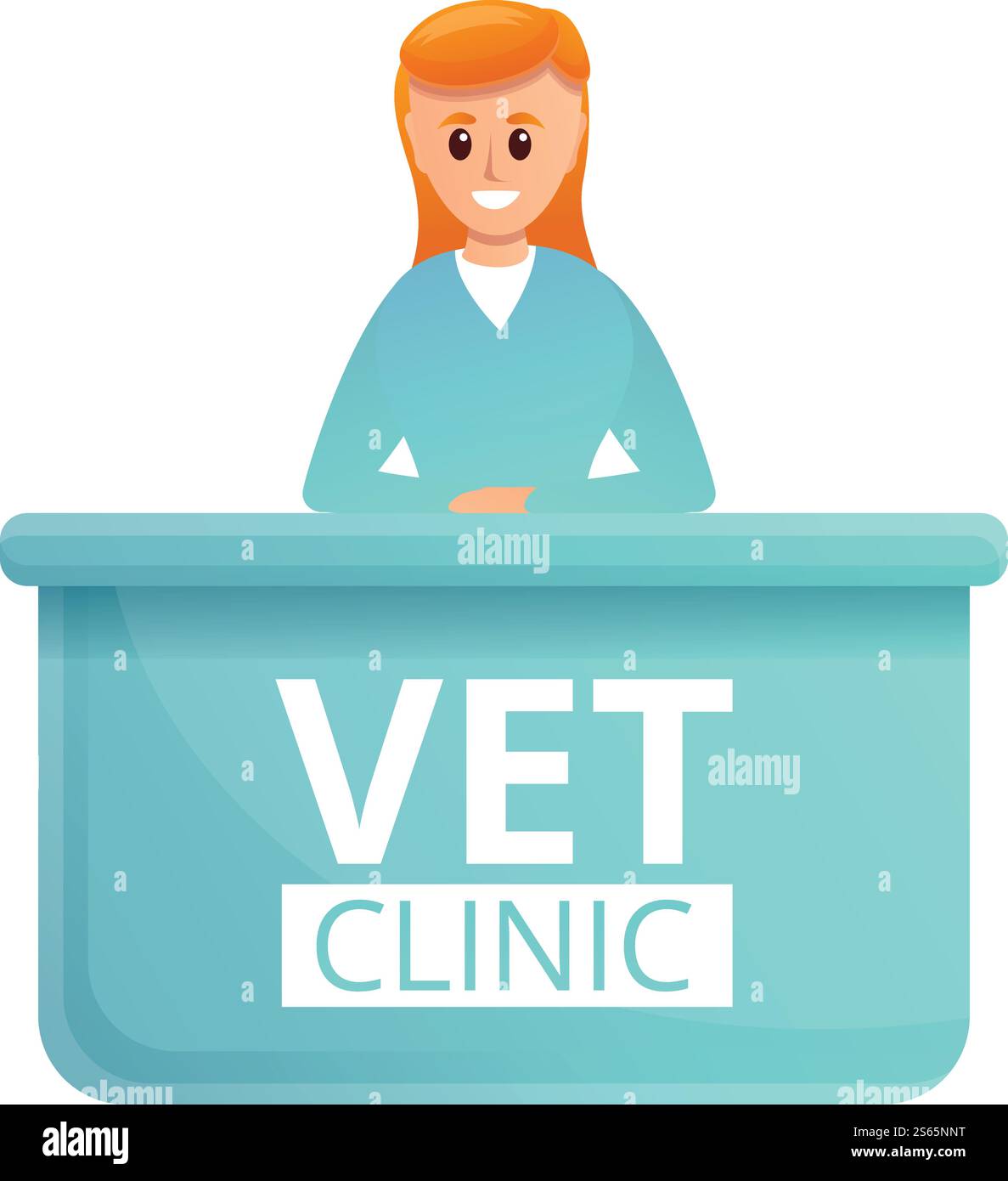 Vet inspection Stock Vector Images - Alamy