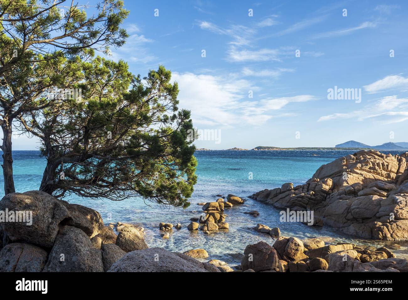 The beautiful Capriccioli beach in Sardinia Stock Photo - Alamy