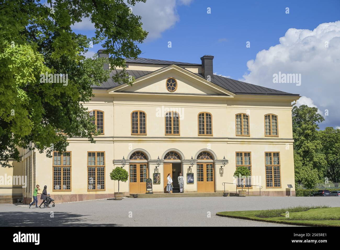 Slottsteater Castle Theatre, Drottningholm Castle, Ekeroe Municipality ...